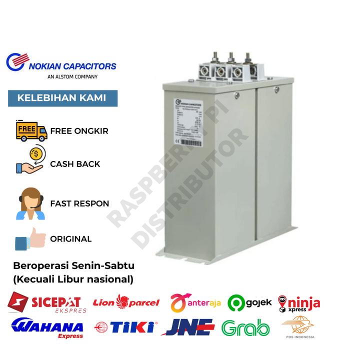 Jual CAPASITOR BANK 50KVAR 400V 86KVAR 525V AL 2D N525050 NOKIAN - Jakarta Barat - Raspberry Pi ...