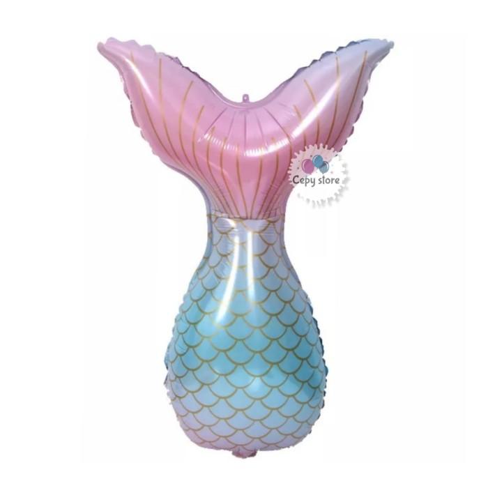 Jual Balon Foil Ekor Mermaid / Balon Mermaid Tail / Balon Foil Mermaid ...