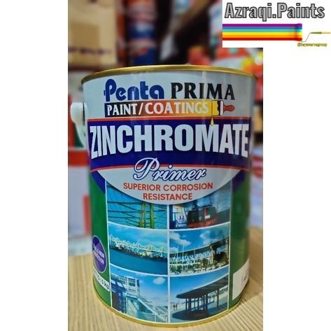 Jual CAT PENTA ZINCHROMATE PRIMER CAT DASAR KAYU DAN BESI ( 5 LITER ...