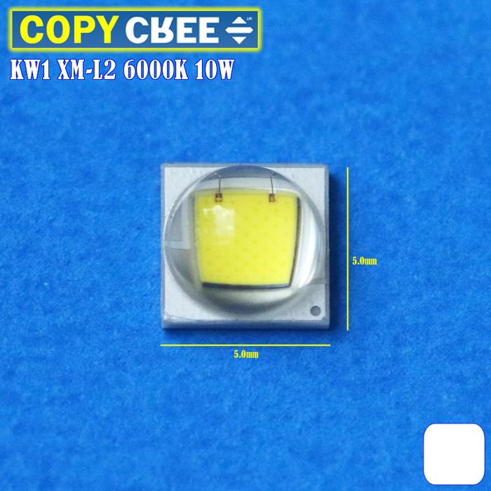 Jual COPY CREE 10W Chip Putih 5050 6000K XM-L2 T6 XML2 White Mata LED 3A - Kota Semarang ...