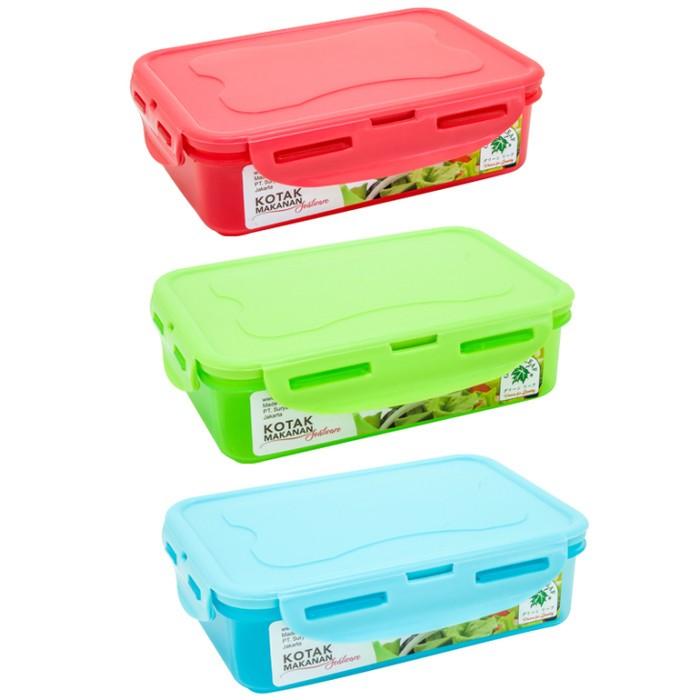 Jual Kotak Makan Lunch Box Roti 720ml Merk Greenleaf 7216 Lock4 - Kota ...