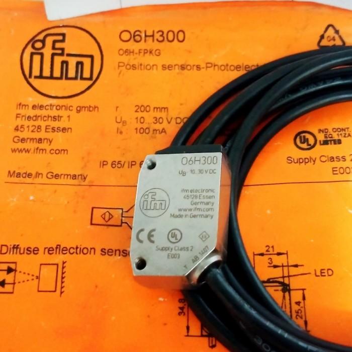 Jual iFm O6H300 Diffuse reflection sensor with background suppression BEST - Kota Surabaya ...
