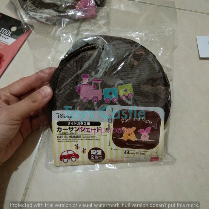 Jual Daiso car sun shade winnie pooh 1 pc 38 x 44 cm penutup jendela ...
