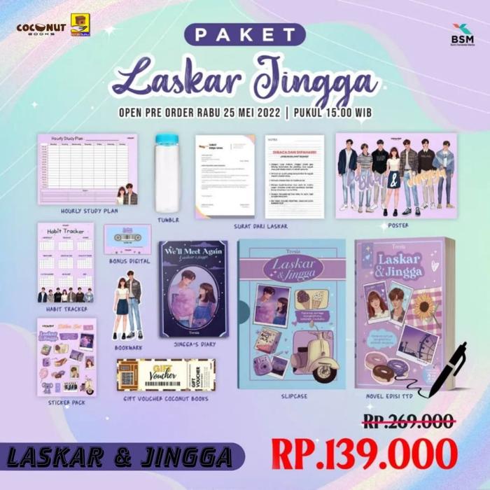 Jual Novel Laskar dan Jingga - Tresia - LASKAR JINGGA - Jakarta Selatan ...