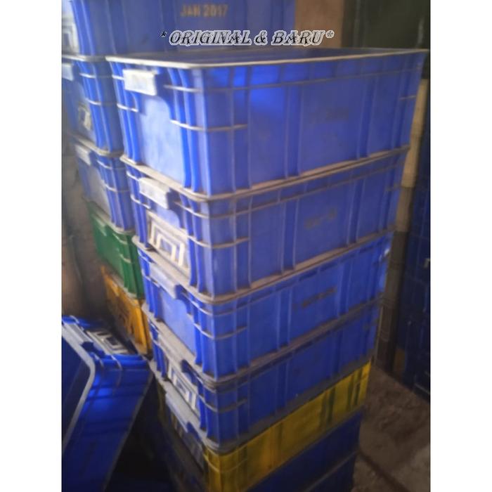 Jual OLS- box plastik container Biru Bak plastik Biru Bak kontener Biru ...