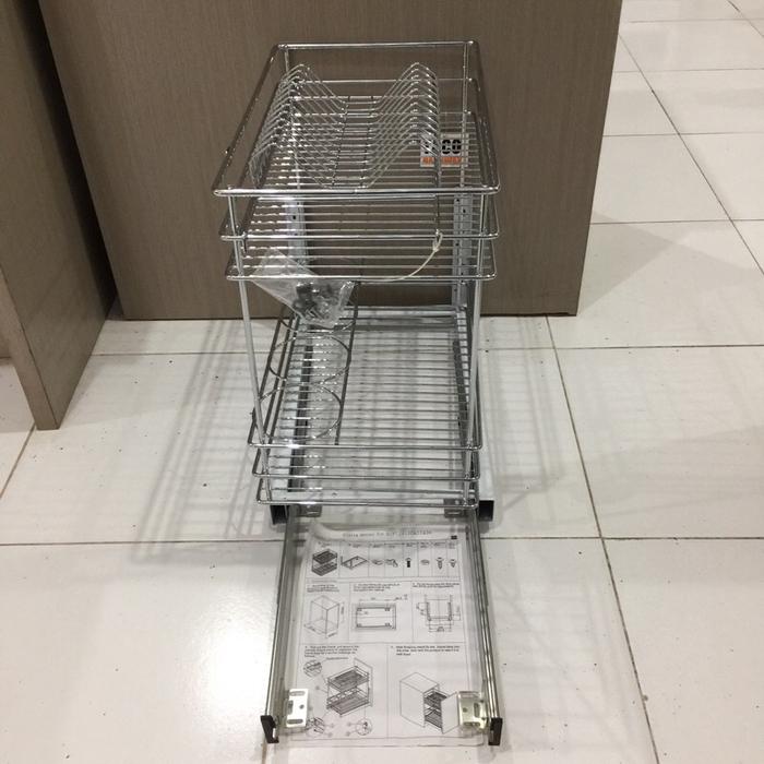 Jual RAK PIRING GESER SUSUN ATAS BAWAH TACO HW-006I BESI CHROME Limited - Kota Surabaya ...