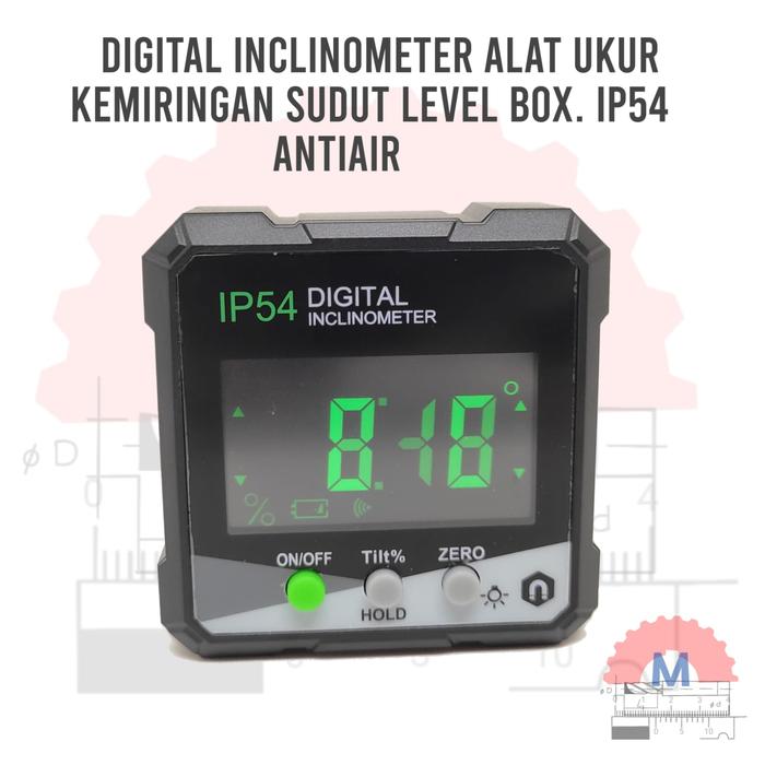 Promo Inclinometer Digital anti air IP54 alat ukur kemiringan Level box - Jakarta Selatan ...