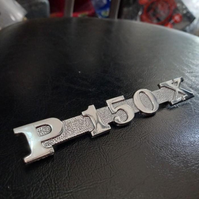 Jual Emblem vespa super px ps exclusive besi tebal chrome - P150X ...
