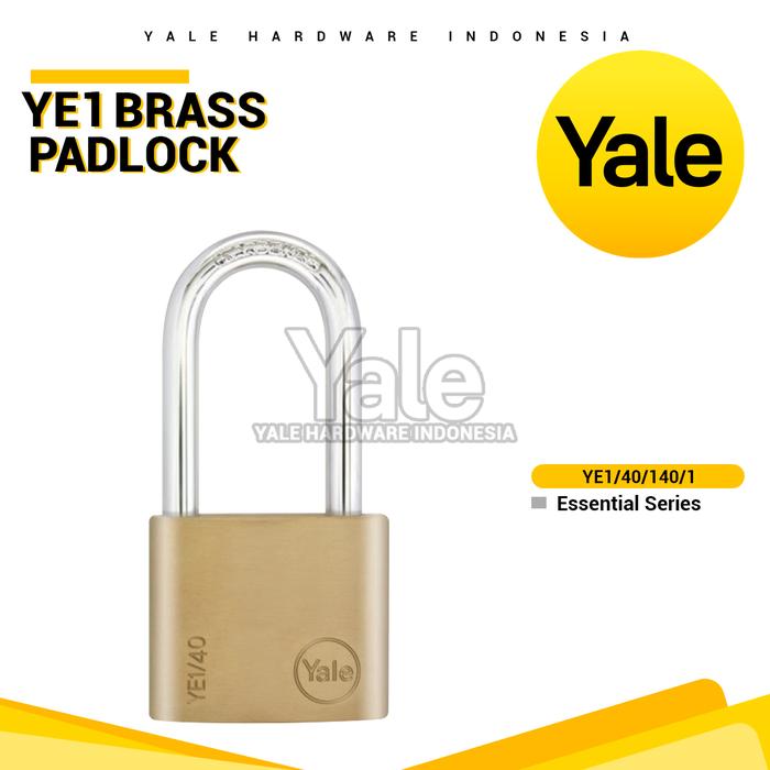 Jual Gembok Yale Essential Series Brass Padlock Yale YE1/40/140/1 ...