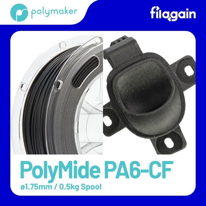 Jual Polymaker PolyMide PA6-CF / Nylon 6 Carbon / 1.75mm / 0.5kg ...
