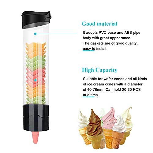 Promo Ice cream cone dispenser waffle cone dispenser holder Cicil 0% 3x ...