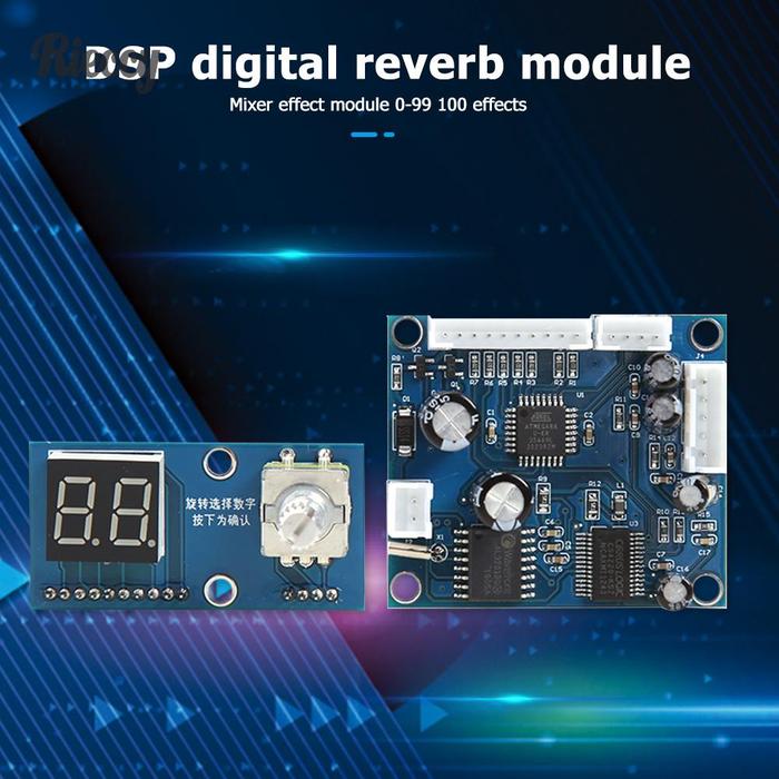 Jual Dsp Modul Board Mixer Suara Digital Dc 5v 100 Jenis Efek Untuk ...