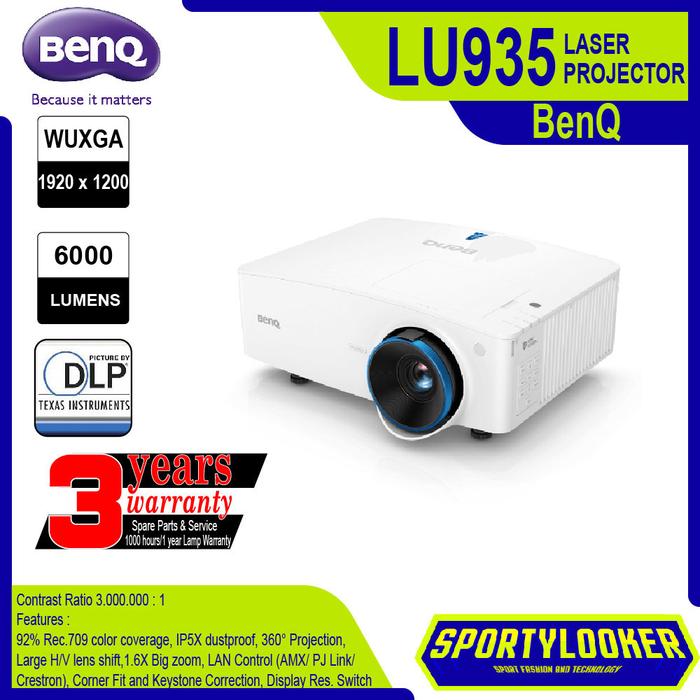 Jual Projector BenQ LU935 | WUXGA | 6000 Lumens | Laser - Kota Depok ...