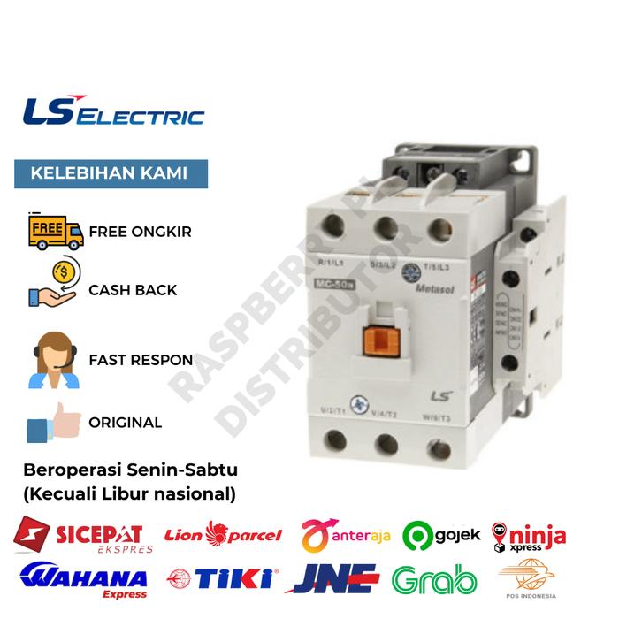 Jual LS KONTAKTOR 50A 22KW CONTACTOR MC-50A 2A2B AC 380V - Jakarta ...