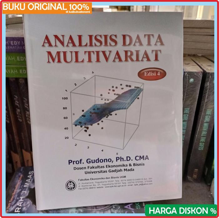 Jual Analisis Data Multivariat (Edisi 4) - Gudono - Buku Asli - Kab ...