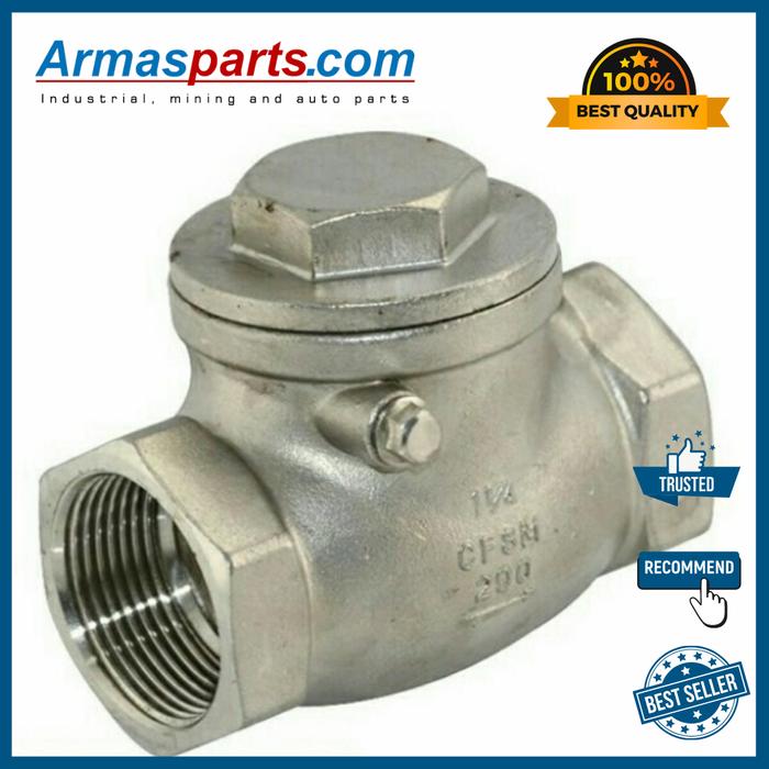 Jual Swing Check Valve 1" Katup Otomatis Stainless Steel - Kab ...