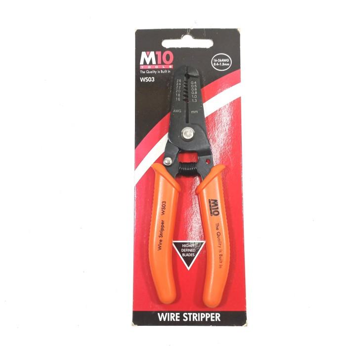 Jual Wire Stripper M10 0,4-1,3MM WS-03 / Tang Pengupas Kabel - Kota ...