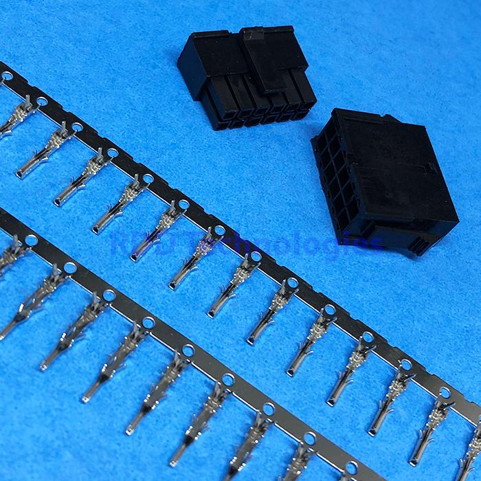 Jual Satu Set Connector Microfit 2x6 Untuk Menyambung Kabel - Kab ...