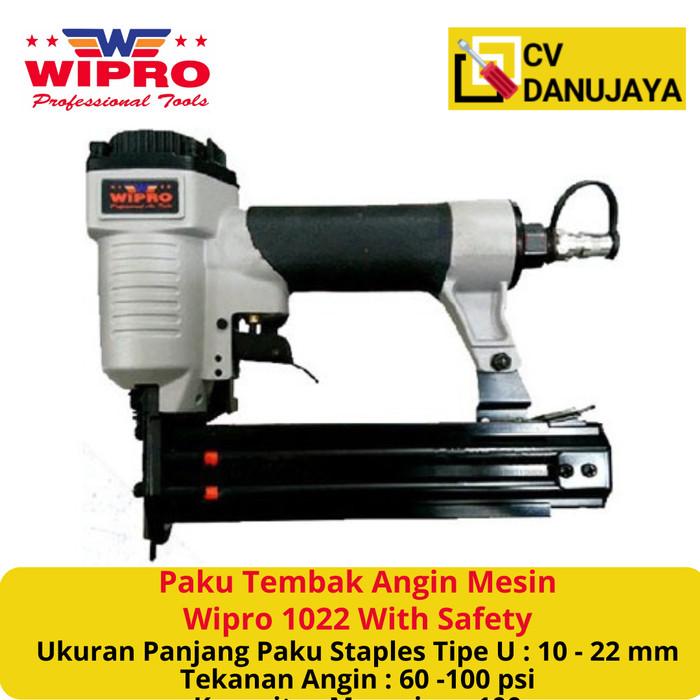 Jual Mesin Air Nailer Tembak Paku Angin Staples Gun Wipro 1022 With ...