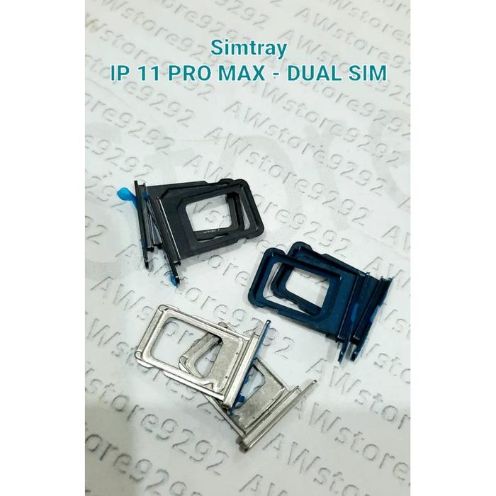 Jual Simtray Sim Tray IPhone 11 Pro Max Dual Sim Slot Tempat Sim card ...