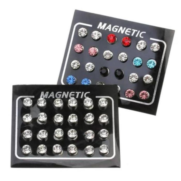 Jual ANTING MAGNET BERLIAN PERMATA TELINGA PRIA DAN WANITA TANPA TINDIK ...