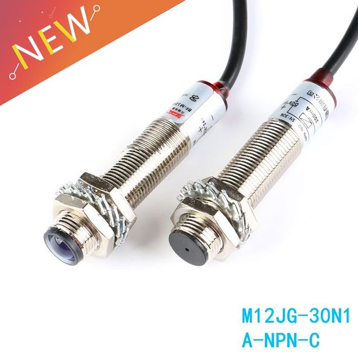 Jual M12 Laser Photoelectric Switch NPN M12JG-30N1 Laser Sensor PTSent ...