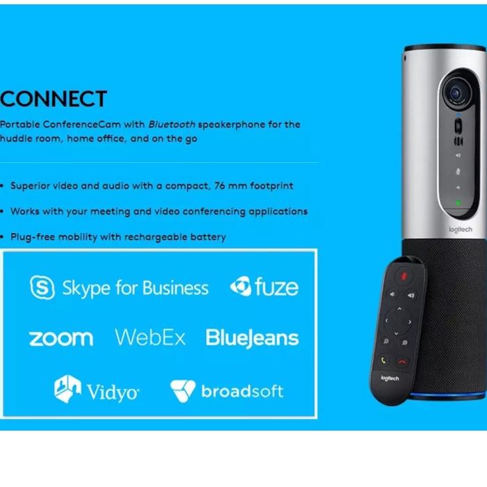 Jual Logitech Connect Video Conference Camera - Garansi 2 Tahun - Kota ...
