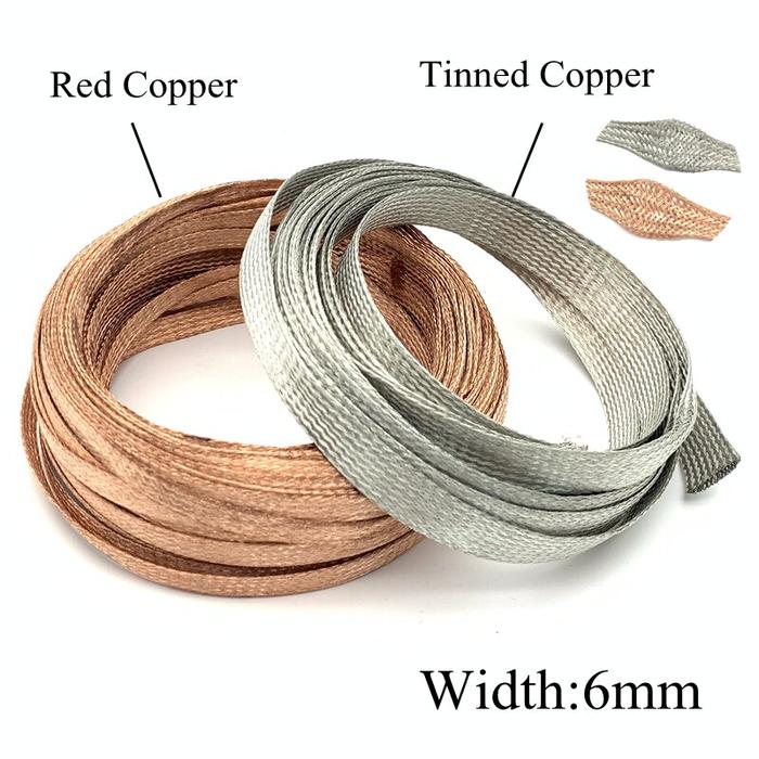 Jual 6mm Tinned Copper Braided Sleeving Metal Sheath PTSent - Kota ...