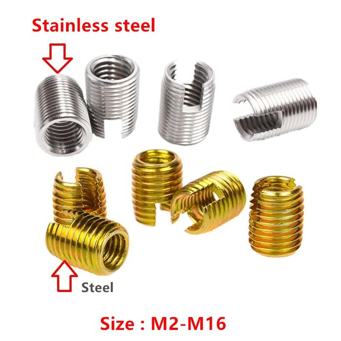 Jual M2 M2.5 M3 M4 M5 M6 M8 M10 Self Tapping Thread Insert Screw PTSent ...