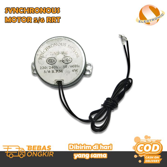 Jual SYNCHRONOUS MOTOR FAN RRT 5/6 RPM ROTARY KIPAS ANGIN DINDING ...
