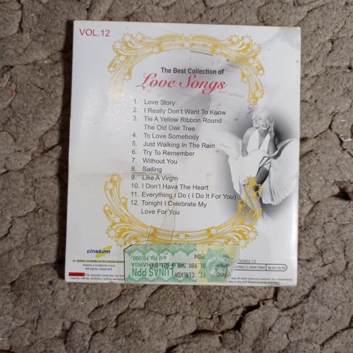 Jual VCD original karaoke The Best collection of Love songs - Kota ...