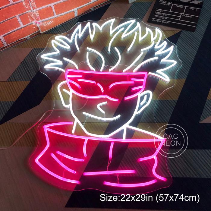 Jual Gojo Satoru Neon Sign Custom Anime Led Signs Wall Decor for PTSent ...