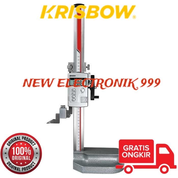 Jual KRISBOW HEIGHT GAUGE DIGITAL 0-600MM/0.01MM 10175599 - Jakarta Barat - New Electronik 999 ...