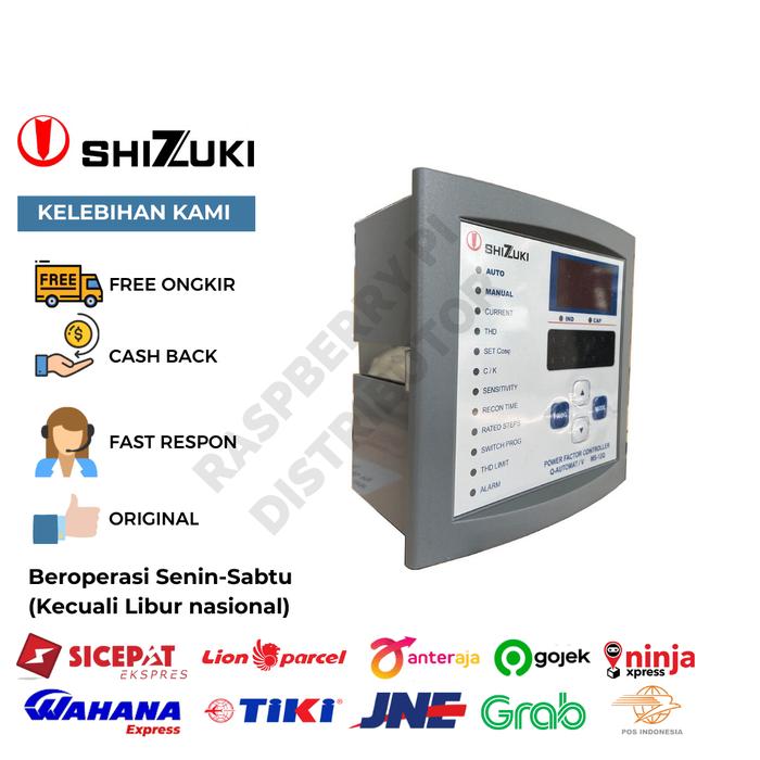 Jual SHIZUKI MS-6Q-415-50 POWER FACTOR CONTROLLER Q-AUTOMAT/V 380-415 ...