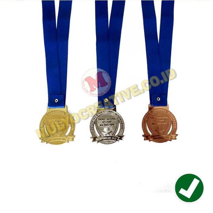 Jual Medali Mendali Olimpiade Madrasah Medali Logo Custom Murah - Kab ...
