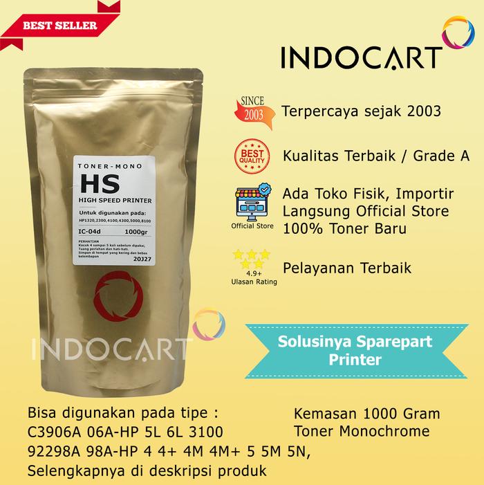 Jual Serbuk Toner HS-12A 24A 13A 10A 27X 61X 29X 82X-HP LaserJet 1010 ...