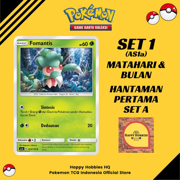 Jual Pokemon TCG Indonesia AS1a 023/150 Fomantis C - Kota Surabaya ...