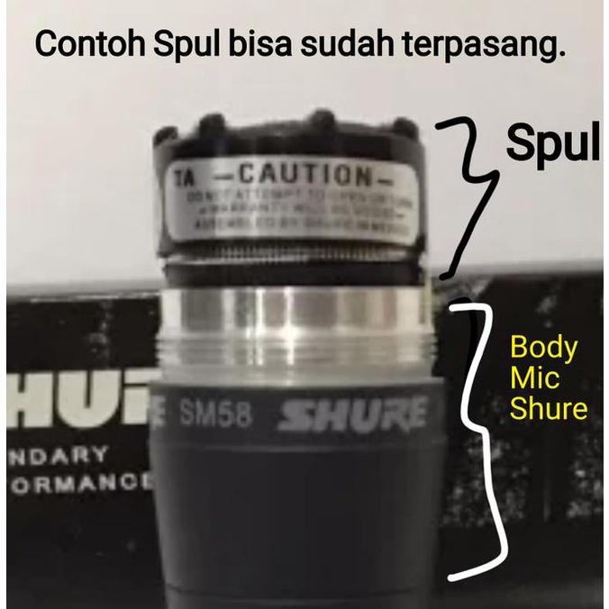 Jual COD PREMIUM SPUL MIC MICROPHONE SHURE SM SERIES ORIGINAL - Jakarta ...