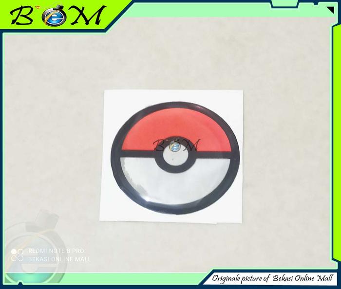 Jual stiker emblem logo timbul resin pokeball poke ball bola pokemon ...
