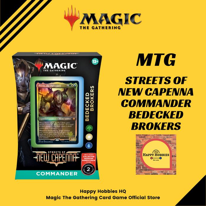 Promo Bedecked Brokers Streets of New Capenna PreCon Commander Deck MTG NNC - Kota Surabaya ...
