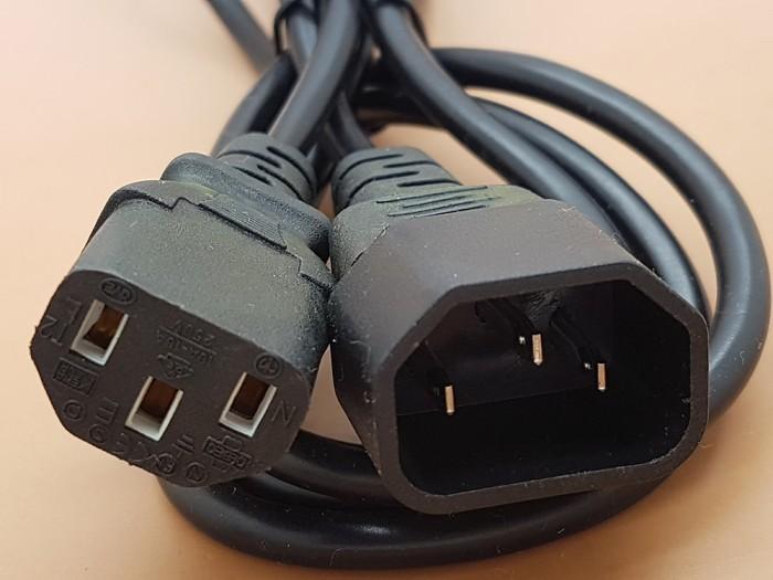 Jual Kabel Power CPU sambungan 1.8m / extension ( male + female ) ORI ...