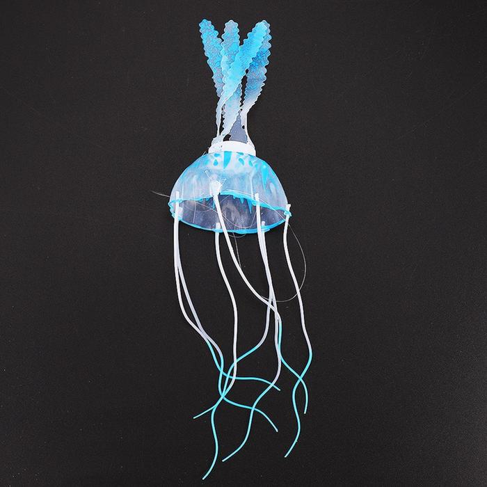 Jual The Artificial Jellyfish Ornament 3 pcs Glowing Effect Realistic ...