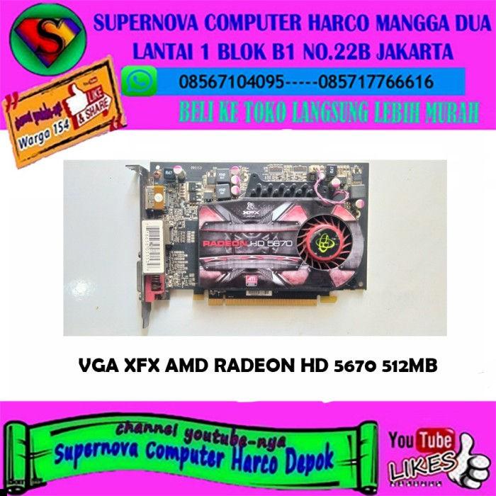 Jual ↨ VGA XFX AMD RADEON HD 5670 512MB - Kota Denpasar - RINEGAN STORE ...