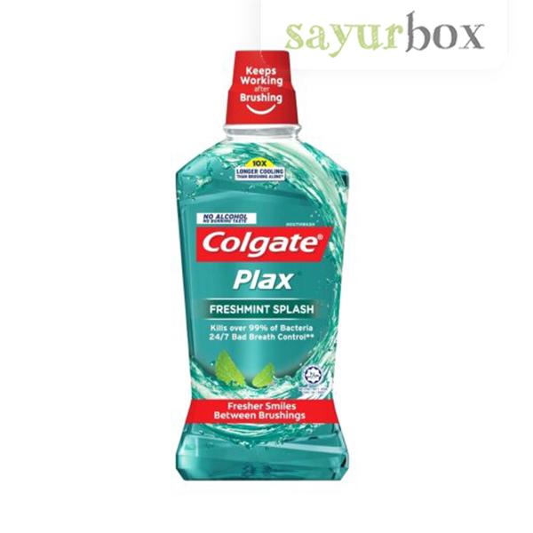 Jual Colgate Mouthwash Plax Freshmint Splash 750 ml Sayurbox - Jakarta ...