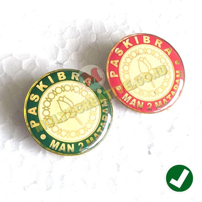 Jual Lencana Pin Paskibra - Pin Paskibra Desain Custom MAN 2 Mataram ...