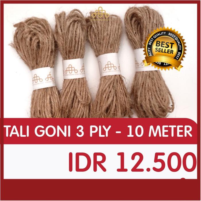 Jual TALI GONI KECIL 10 METER 3 PLY RAMI JUTE - Kota Bandung - Rumah ...
