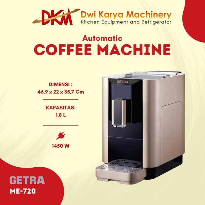 Jual New Automatic Coffee Machine Mesin Kopi Otomatis GETRA ME-720 ...
