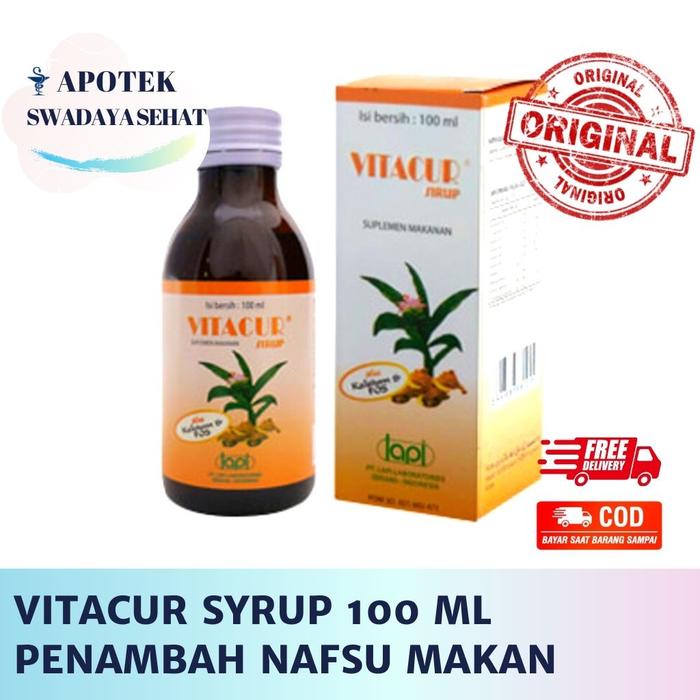 Jual VITACUR SYRUP 100 ML - Vitamin Penambah Nafsu Makan dan Stamina ...