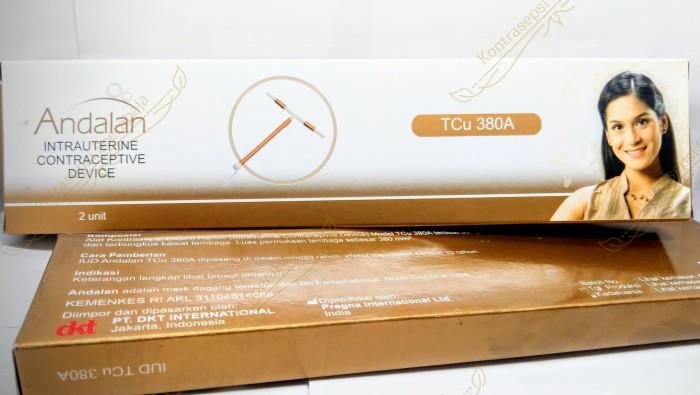Jual ANDALAN IUD TCU 380 COPER T 10 tahun spiral kontrasepsi berbentuk ...
