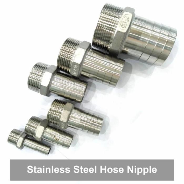 Jual Hose Nipple Pipe Fitting Stainless Steel 1 inch - Jakarta Barat ...
